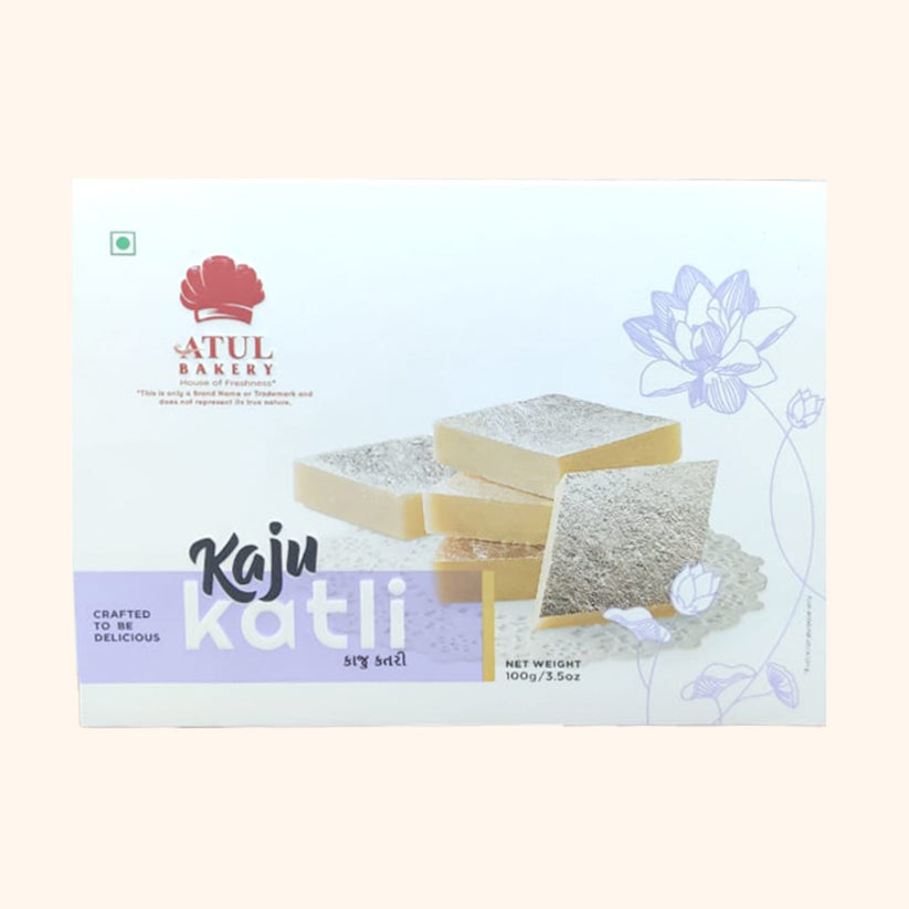 Kaju Katli 100g – Atul Bakery
